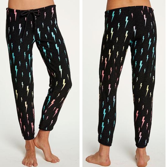 Chaser | Pants & Jumpsuits | Chaser Ombre Rainbow Lightening Bolt ...